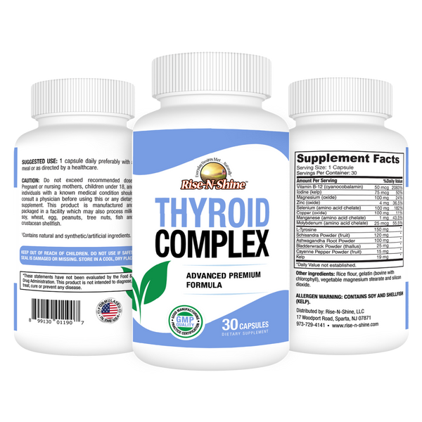 Best Selling Thyroid Complex 60 Caps by Rise-N-Shine! - Rise-N-Shine LLC